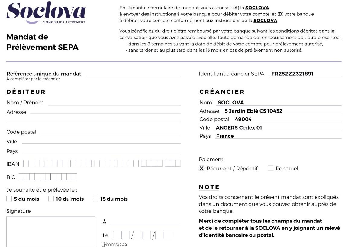 Exemple Mandat SEPA Rempli : Comment Rédiger le Vôtre Facilement ...