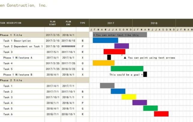 Exemple de Retro Planning Excel: Comment Réaliser un Planning Efficace ...