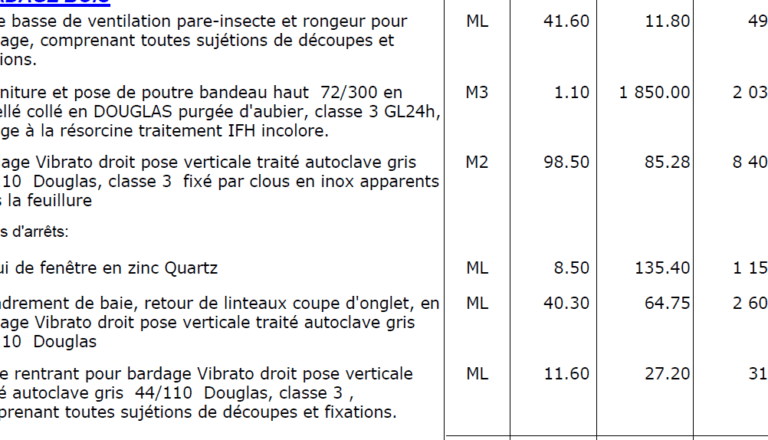 Exemple Devis Construction Maison Excel : Créez le Votre en Quelques ...