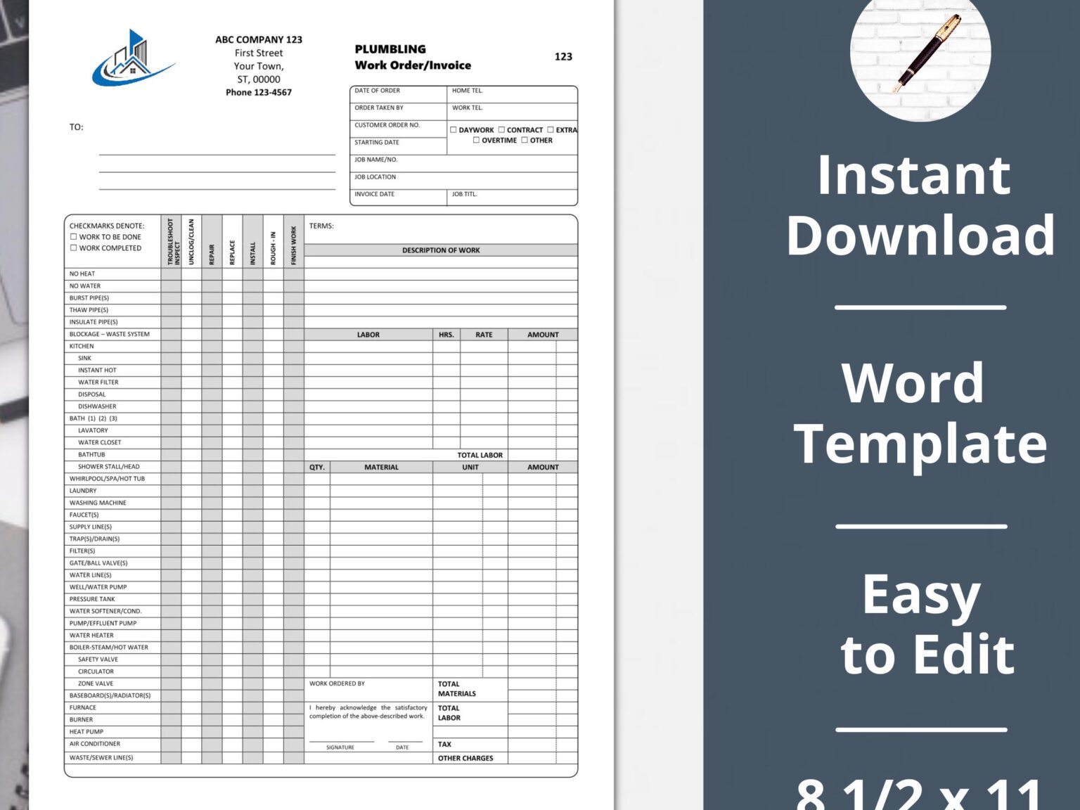 20 Modèles De Facture Gratuits À Télécharger (Word / Pdf) - Kpulse ...